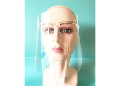 China Plastic Safety Transparent Clear Sunglass Eyeglass Face Shield Mask Guard Full Cover for sale