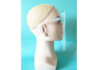 China Plastic Safety Transparent Clear Sunglass Eyeglass Face Shield Mask Guard Full Cover for sale