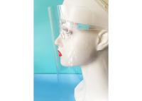 China Perspex Spectacle Clear Reusable Anti Fog Face Shield Fog Free Anti Reflective Face Shield for sale