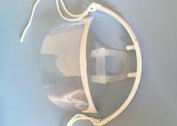 China FDA Clear Chin Supported Face Shield Under Chin Protective Nose Guard for sale