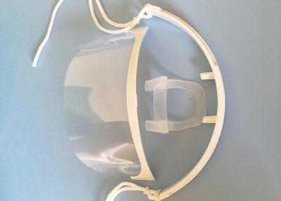 China FDA Clear Chin Supported Face Shield Under Chin Protective Nose Guard for sale