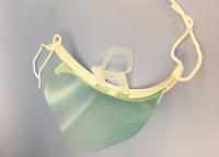 China Sanitary Transparent Under The Chin Face Shield Anti Fog Mouth Shield  With Nose Piece for sale