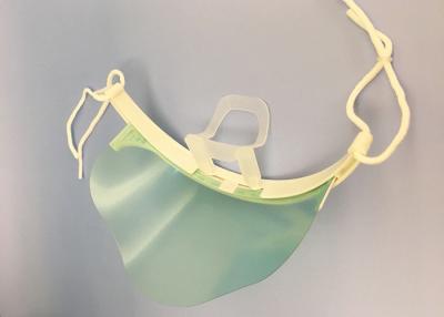 China Sanitary Transparent Under The Chin Face Shield Anti Fog Mouth Shield  With Nose Piece for sale
