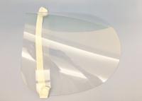 China 9.5x13.6x1 Medical Protective Retractable Anti Saliva Face Shield Hat Fog Free Face Shield for sale