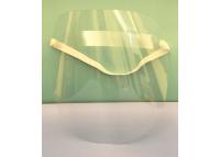 China Moveable Plastic Splash Proof Pp Polypropylene Face Shield Visor Fog Free for sale