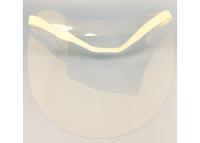 China Moveable Plastic Splash Proof Pp Polypropylene Face Shield Visor Fog Free for sale