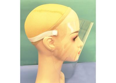 China Adult Clear Plastic Medical Anti Fog Face Shield Visor Anti Glare Moveable Face Shield for sale
