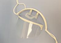 China Sanitary Clear Small Plastic Mouth Shield FDA Approved for sale