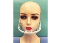 China Plexiglass PPE Transparent Plastic Clear Mouth Shield For Cooking Splash Proof for sale