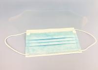 China 30x18cm Protective Plastic Disposable Face Shield Visor Medical Guard for sale