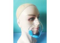 China Reusable Half Visor Face Shield Mask Plastic Screen Splash Guard That Covers Nose And Mouth for sale