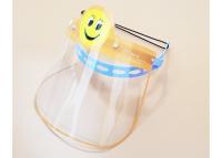 China Smiling Reusable Kids Plastic Face Shield For Boys Toddlers Childrens Face Visor for sale