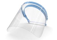 China Biking Adjustable Splash Guard Anti Glare Anti Fog Cleanable Face Shield Visor Ppe for sale
