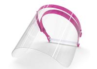 China Rosy Sanitary Scratch Resistant Foam Headband Face Shield Fda Approved for sale