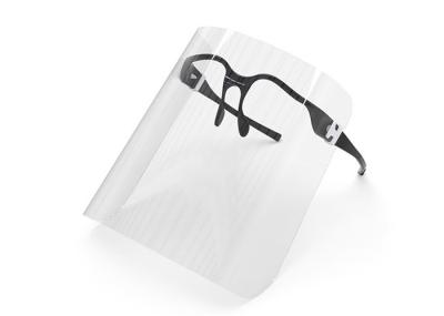 China Anti Fog Detachable Eyeglass Frame Face Shield Goggle Shield Face Visor for sale