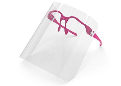 China Plastic PPE Face Visor Protective Reusable Spectacle Mounted Full Face Shield Movable for sale