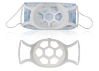 China White Mask Inner Cushion Bracket 3d Silicone Customized Plastic Products for sale