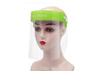 China Green Anti Splash Protective Clear Acrylic Cleanable Face Shield For Medical Use Reusable for sale