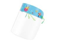 China Reusable Clear Acrylic Eyeglass Face Shield That Attaches To Glasses with PET films for sale