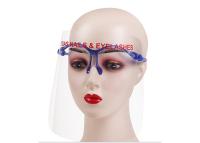 China Non Disposable Nurse Movable Personalised Face Shields Visor That Attaches To Glasses for sale