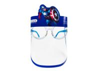 China 140x170x210mm Friendly Kids Plastic Face Shield Acrylic Boys Child Clear Face Shield Visor for sale