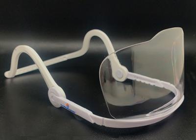 China Lightweight Plastic Laboratory Foldable Mouth Only Face Shield Visor Dental Clear for sale