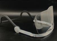 China Lightweight Plastic Laboratory Foldable Mouth Only Face Shield Visor Dental Clear for sale