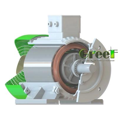 China 500W-5000kw Customized Rated Voltage Permanent Magnet Generator for Electricity Generation for sale