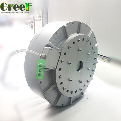 China 500w To 20kw Disc Coreless Permanent Magnet Generator Low Rpm for sale