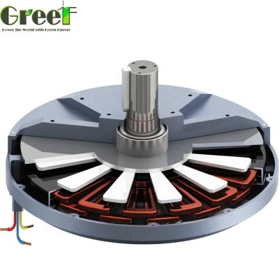 China 3 Phase Type Coreless Generator Low Start Torque 16-20 Poles for sale