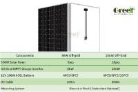 China 5kw 10kw 20kw 100kw 500kw on/off grid hybrid system solar panel/pv energy for sale