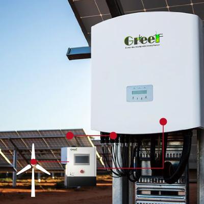 China 1kW-100kW Grid Tie Solar System with RS485 Port LCD Display Net Metering for sale