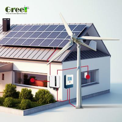 China Remote Control Hybrid Solar System for 230vac single-phase Output Voltage and LCD Panel for sale