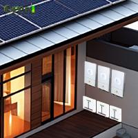 China 8-10Kw LCD Hybrid Solar System with 110/220V Output Voltage 5kW Backup Power Cool White Color. for sale