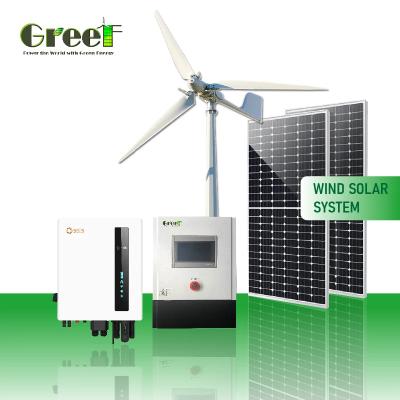 China 230vac Single-phase Rated Output Voltage Hybrid Solar System For Home Solar Power System for sale