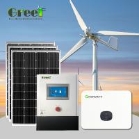 China 8kW-10kW Solar Wind Hybrid Power System With Remote And LCD Display for sale
