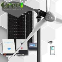 China 3 Phase AC Horizontal Wind Turbine Home Wind Solar Hybrid System 1KW 3KW 5KW 10KW for sale