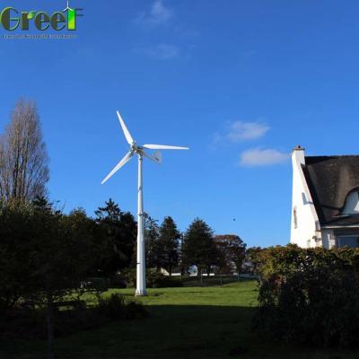 China 5kw Home Small Grid-Tied Horizontal Wind Turbine Generator System for sale
