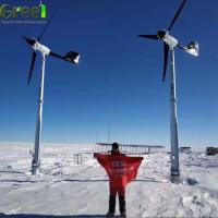 China Small Grid Tie Inverter Wind Turbine Generator Low Rpm 5kw For Home for sale