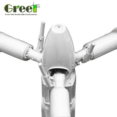 China 10KW Windmill Energy Solar Hybrid Pitch Control Wind Turbine Low Speed Start Up for sale