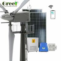 China Pitch Control Grid Tie Inverter Solar Hybrid Wind Turbine Easy Installation 30KW for sale