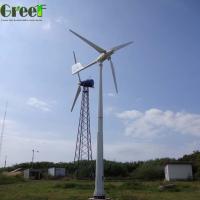 China 5KW Roof Mounted Solar Hybrid Pitch Control Wind Turbine Fan To Generate Electricity for sale