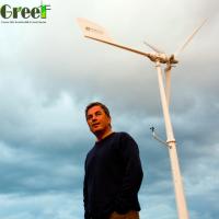 China Grid Tie Inverter Solar Hybrid Pitch Wind Turbine Fan 5KW To Generate Electricity for sale