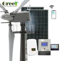 China Residential Grid Tie Pitch Control Horizontal Wind Turbine 30kw For Home for sale
