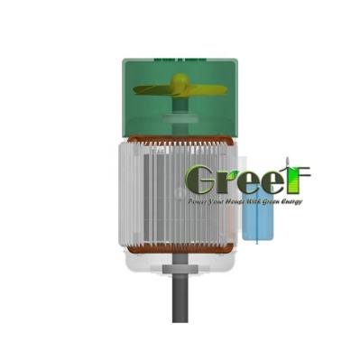 China Horizontal And Vertical Shaft Permanent Magnet Generator With Aluminium Alloy Blade Material for sale