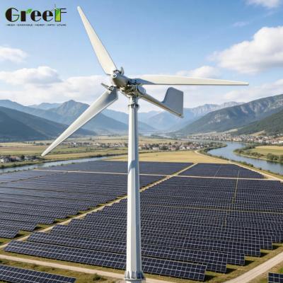 China IEC Certified Lifepo4 Battery Type Wind Solar Hybrid System with Running Temperature Minus 25 to 60 Celsius for sale