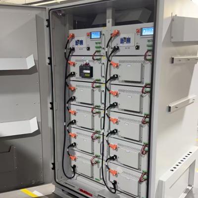 China Outdoor Battery Cabinet with 3.2V 314Ah Cells and 16 kWh Rated Energy Featuring Industrial Air Cooling for sale