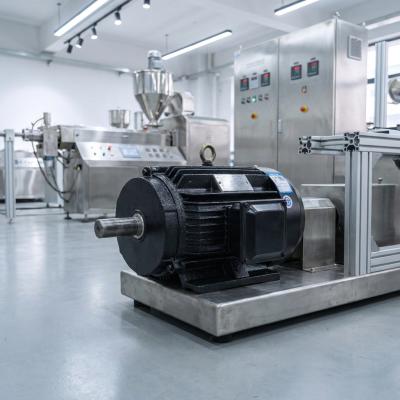 China Constant Torque 100-3000 rpm Permanent Magnet Synchronous Motor 380V with 5.5kW to 110kW Power Range for sale