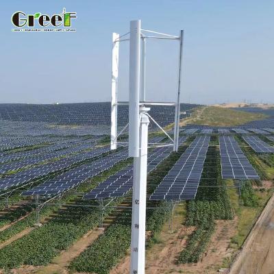 China Aluminium Body Copper Wire NdFeB Generator Vertical Axis Wind Turbine with Rated Rotation Speed 130-260RPM and IP54 Protection for sale