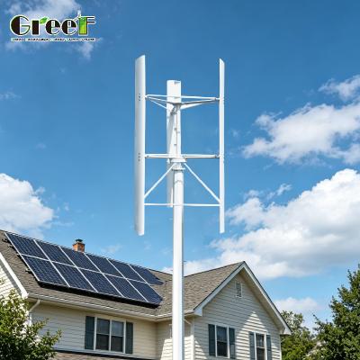 China 3 Phase Vertical Axis Wind Turbine with Operating Temperature Range 20℃‑60℃ and Rated Power 1KW to 10KW for sale